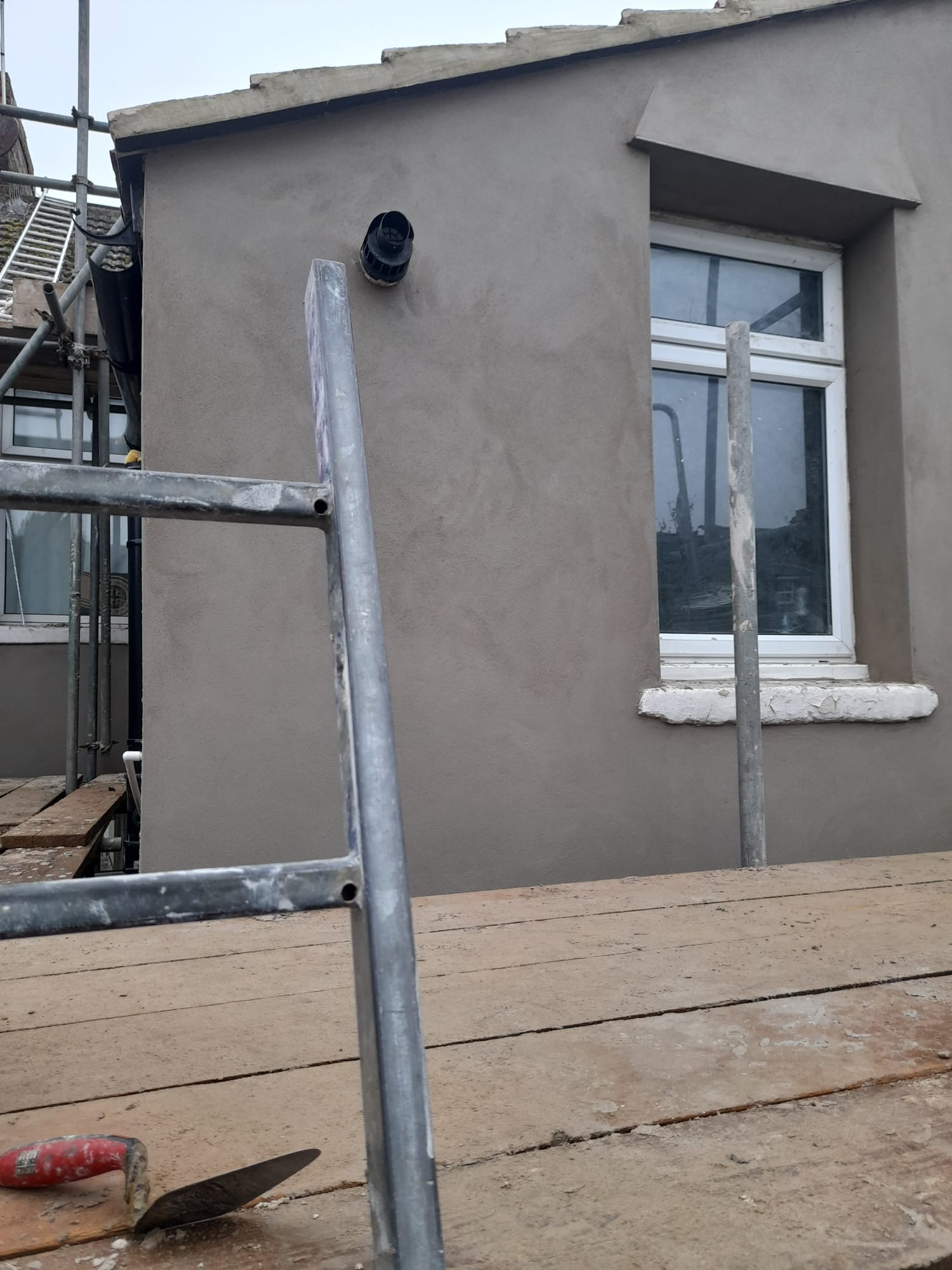 Rendering works to property in Folkestone - Darren Epps